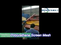 linear vibrating polyurethane screen mesh rectilinear screen