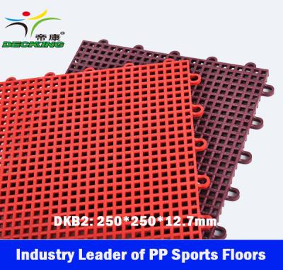 China outdoor playground floor，outdoor Sport flooring, outdoor PP sport tiles for sale