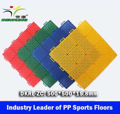 China Basketball PP Sport Floors, Interlocked PP Sport Tiles China leading manufacturer for sale