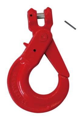 China G80 European type clevis self-locking hook for sale