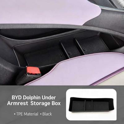 China New Fashionable Central Control Storage Box Organizer for BYD Dolphin-High Quality Plastic Interior Kits & Car Storage Solution for sale