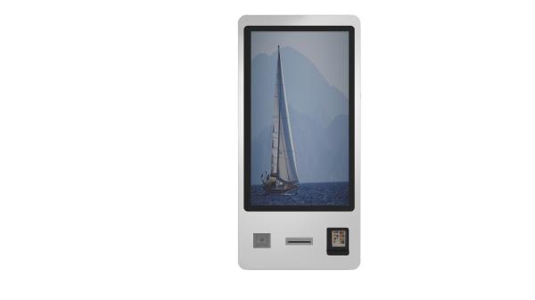 Quality Wall-mounted Self-service Kiosk With QR Code Scanner And 80mm Thermal Printer for sale