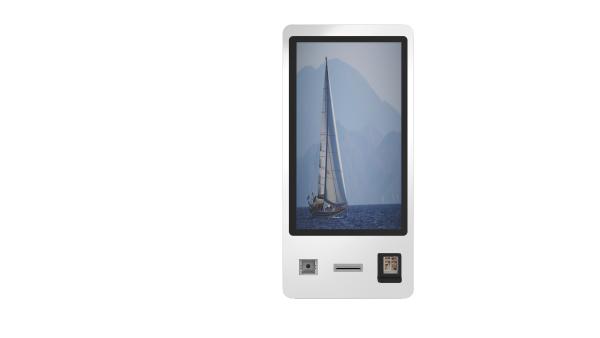 Quality Wall-mounted Self-service Kiosk With QR Code Scanner And 80mm Thermal Printer for sale