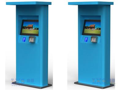 Quality 17'' 19'' Self Service Touch Screen Kiosk Floor Standing Parking Lot Display for sale