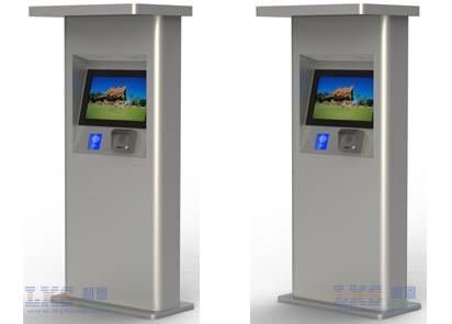 Quality 17'' 19'' Self Service Touch Screen Kiosk Floor Standing Parking Lot Display for sale
