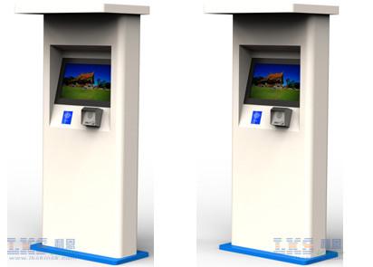 Quality 17'' 19'' Self Service Touch Screen Kiosk Floor Standing Parking Lot Display for sale