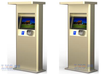 Quality 17'' 19'' Self Service Touch Screen Kiosk Floor Standing Parking Lot Display for sale