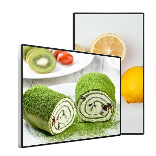 Quality Menu Board 400nits 8ms Wall Mounted Digital Signage CCC for sale