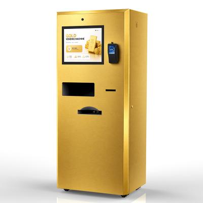China LKS Intelligent Unattended Self Service Bank Card Payment Gold Custom Vending Machine for sale