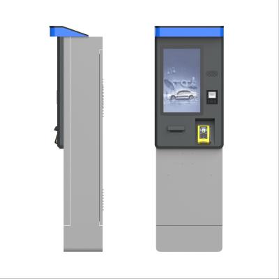 China Floor Standing Outdoor Parking Kiosk IP65 Weatherproof Self Service Parking Payment Kiosk for sale
