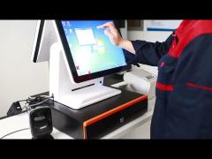 15.6 Inch Cash Register Retail Store Touch Screen Terminal Payment Machine All In One Pos System