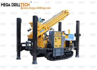 China Double Cylinder Lifting Water Well Drill Rig Crawler Type 200 Meters Deep for sale
