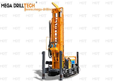 China Commercial Water Well Hydraulic Crawler Drilling Rig With Adjustable Velocity for sale