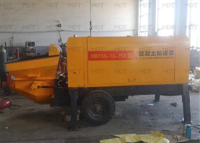 China MDT-50 55KW Portable Concrete Mixer Machine Small Size Yellow Color for sale