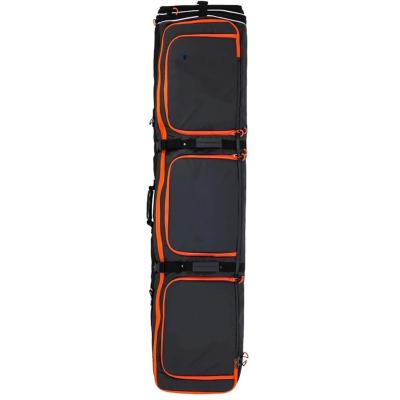 China Mens Foldable Roller Snowboard Bag Customized Logo Print Waterproof Rolling Snow Ski Bag Convenient for Air Travel for sale