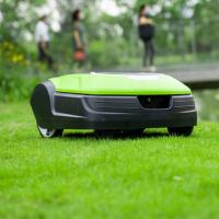 China Cordless Garden Battery Powered Automatic Lawn Mower for sale