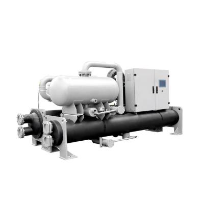 Cina Refrigeratore di raffreddamento ad acqua 50HP 60ton Refrigeratore d'acqua a vite raffreddato ad acqua 400tr in vendita