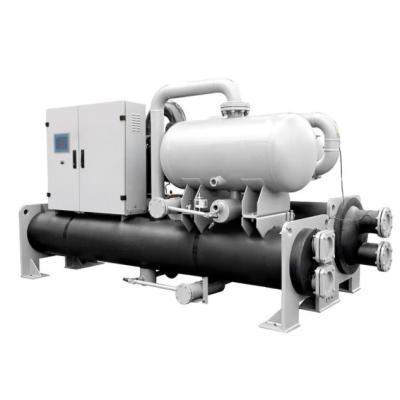 Cina Refrigeratore di raffreddamento ad acqua 50HP 60ton Refrigeratore d'acqua a vite raffreddato ad acqua 400tr in vendita