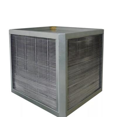 Cina Condensatore aria-acqua in titanio Scambiatore di calore a flusso incrociato con tubo alettato da 200 mm in vendita