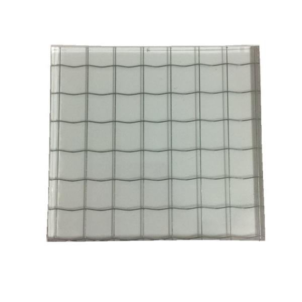 Quality Direct Sale 5-8mm Diamond Grid Wire Laminated Glass, Shatterproof & Impact Resistant for sale