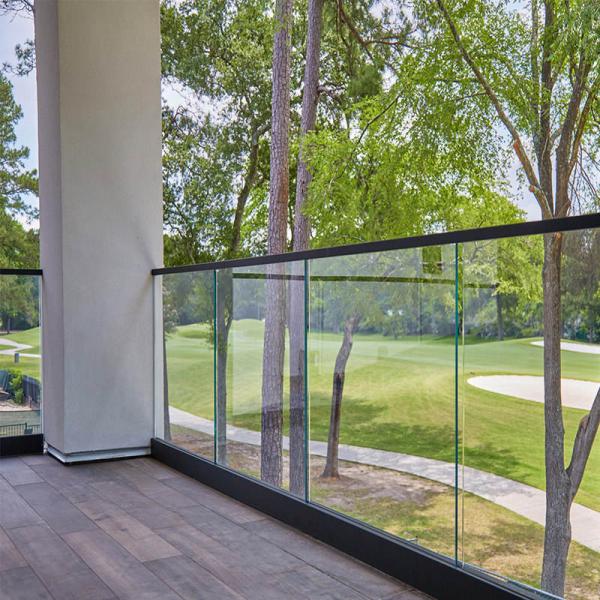 Quality 10/12mm Clear Tempered Railing Glass | For Curtain Wall, Stair, Hospital & Bathroom for sale