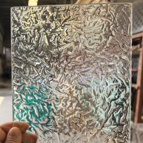 Quality Best-selling 5/8/10/12mm Clear Tempered Fused Glass with Patterns & Textures for sale
