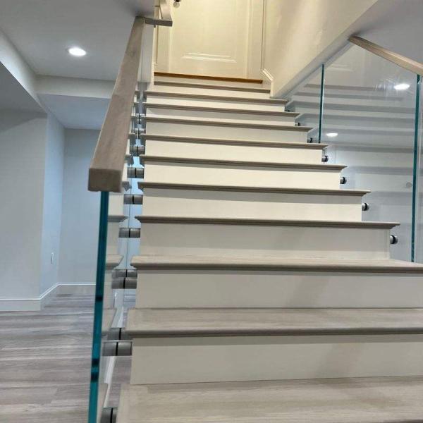 Quality Triple-layer Tempered Laminated Safety Glass | For Stair Railings for sale