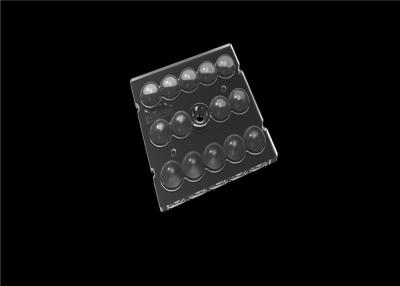 China Edison 3030 Multi LED Lens Symmetrical Type LED Lenses For LED Illumination for sale