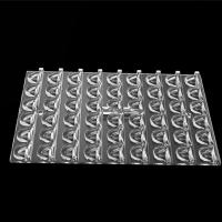 China PC LED Stadium Lighting Lens with 3030 Chips 54 LEDs 144x94x7.4mm for Outdoor Illumination for sale
