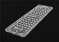 China PMMA Rectangular Linear LED Lens 20x60 Degree Beam Angle D15xH8mm for Washer Wall Lamp for sale