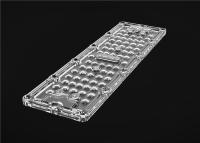China PMMA LED Lens Array 90 Degree Beam Angle 236x70mm for 3030 Chips with 93% Transmittance for sale