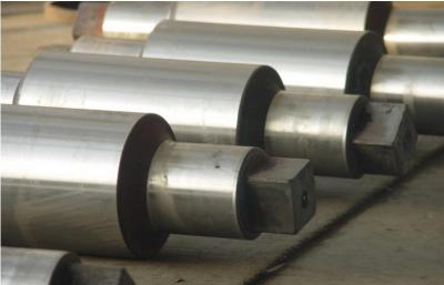 China ASTM 42CrMo Forged Steel Shaft / Die Forging Roller For Shipbuilding , Silver Ring Roll for sale