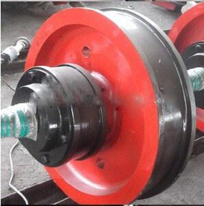 China Carbon Steel Helical Forging Wheel Parts With High Precision for Port crane for sale
