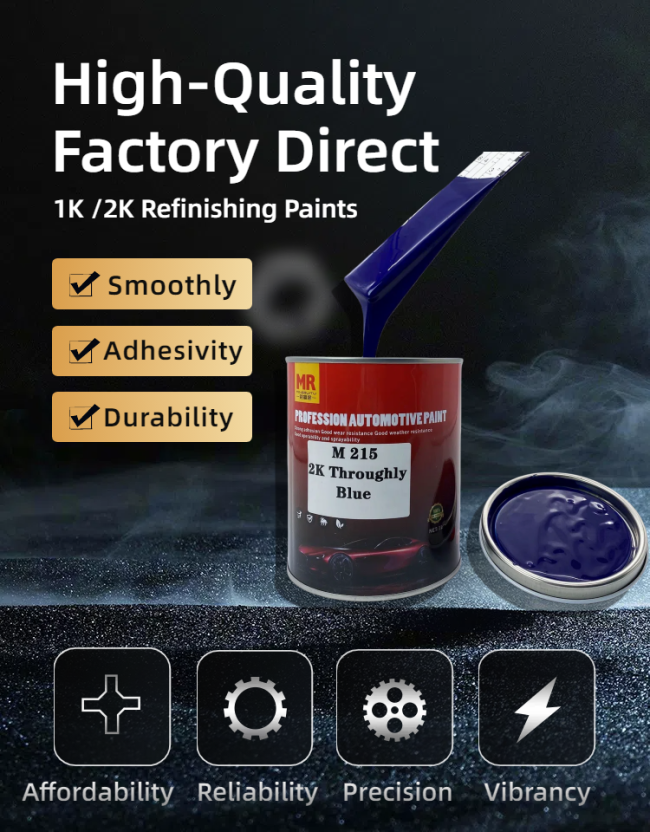 Free Samples 2K Iron Red Car Paint restoration Car Paint 7