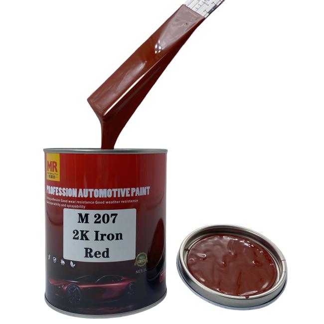 Free Samples 2K Iron Red Car Paint restoration Car Paint 3