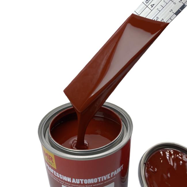 Free Samples 2K Iron Red Car Paint restoration Car Paint 5
