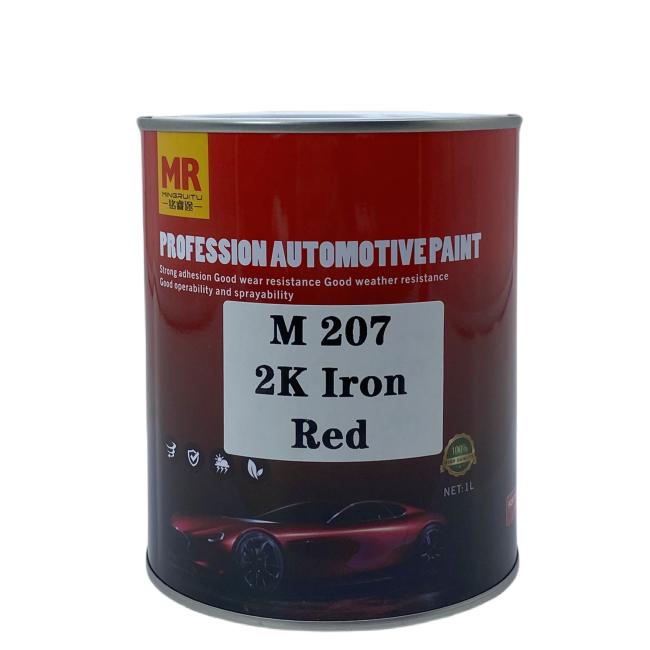 Free Samples 2K Iron Red Car Paint restoration Car Paint 6