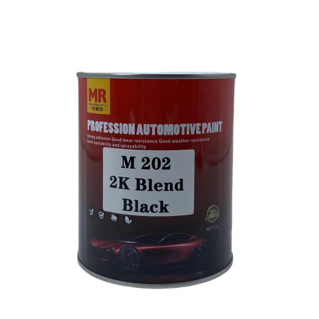 Cheap Spray Paint High Quality 2K Black Car Paint 7
