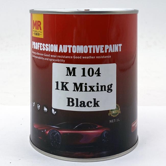 Wholesale Acrylic Paint Spray 1K Mixing Black Paint for Car 7