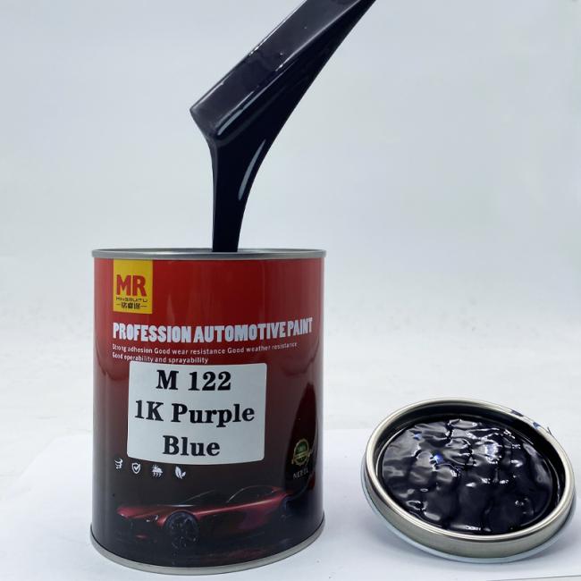 Car Paint Suppliers Mr Car Paint 1K Purple Blue Solid Car Paint 4