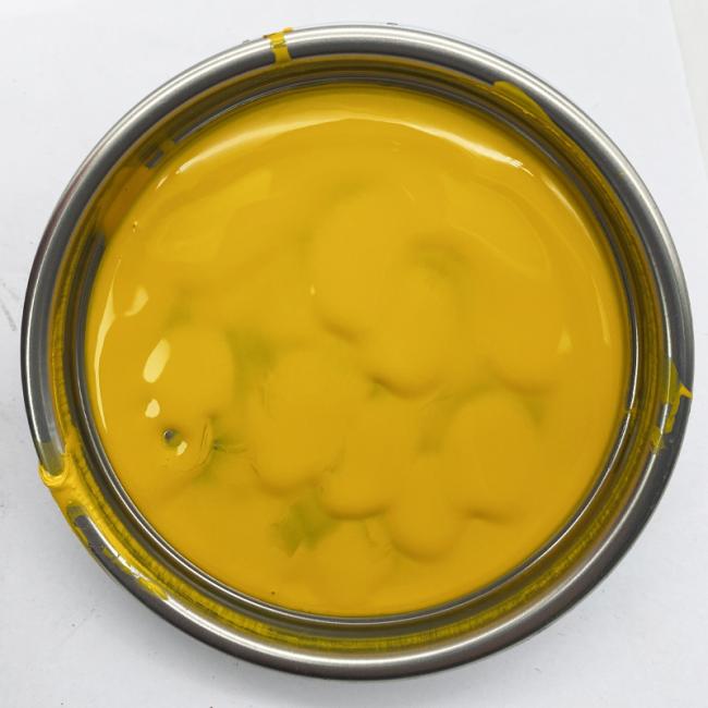 Free Sample Medium Yellow 1K Metallic Paint Anti-Rust China Automotive Paints 6