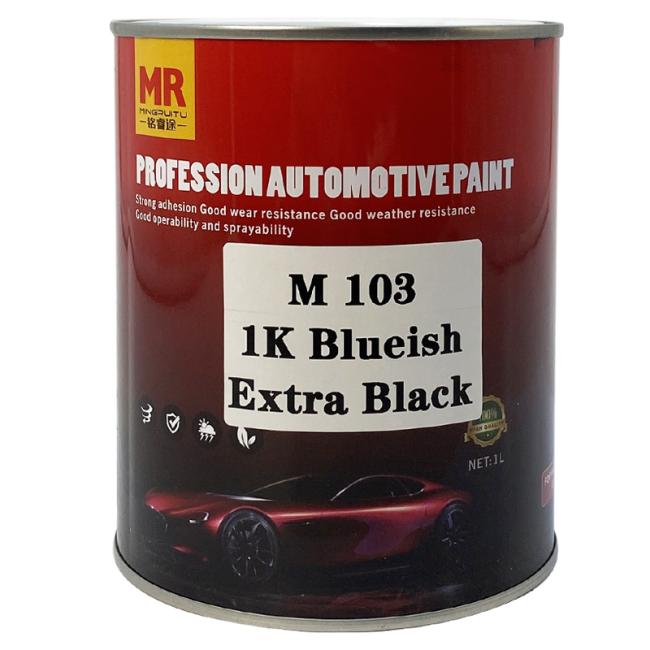 Hight Quality Acrylic Refinish Paint 1K Black Spray Paint for Car Color Paint 7