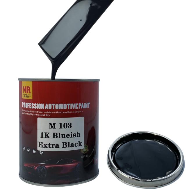 Hight Quality Acrylic Refinish Paint 1K Black Spray Paint for Car Color Paint 4