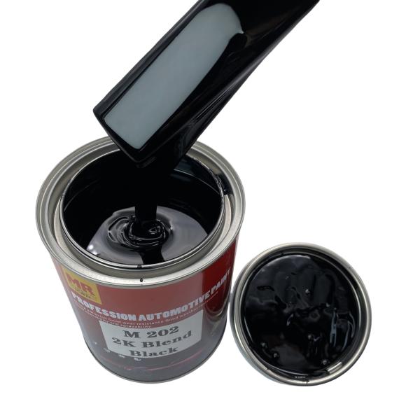 Quality M202 Acrylic 2K Auto Paint 2K Black Car Paint Customizable High Performance for sale