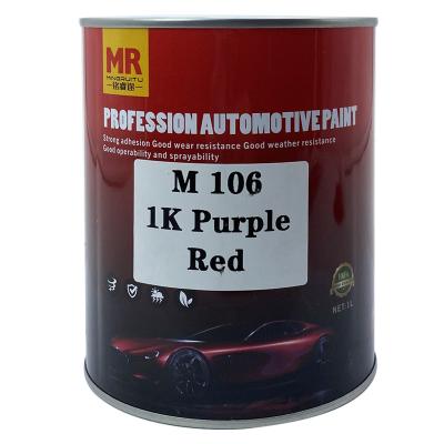 Cina M106 Vernice per auto 1K viola rossa MR Marchi Vernice per spray per auto 1K Personalizzabile in vendita