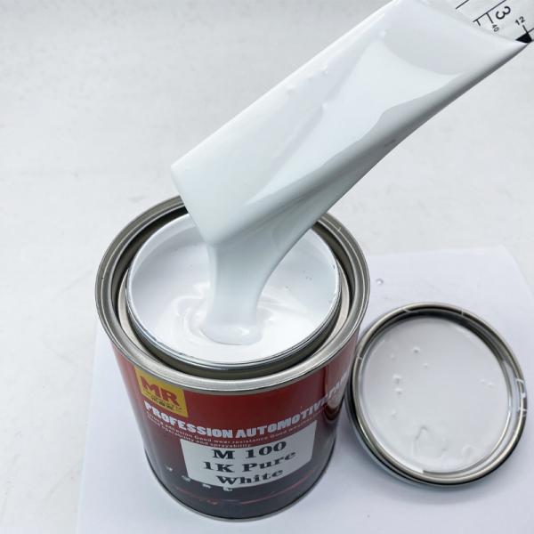 Quality M100 Pure White Car Paint 1k Basecoat Car Paint Yellowing Resistance for sale