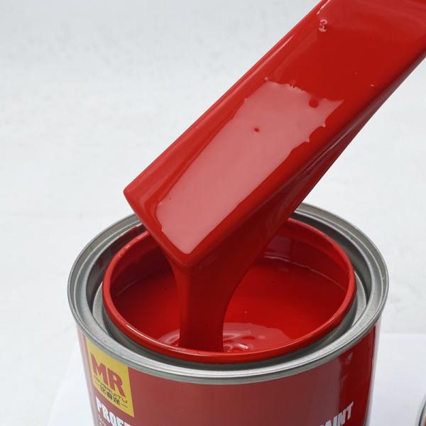 Quality M105 Bright Red Auto Paint 1K Basecoat Car Paint With Metallic Heat Resistance for sale