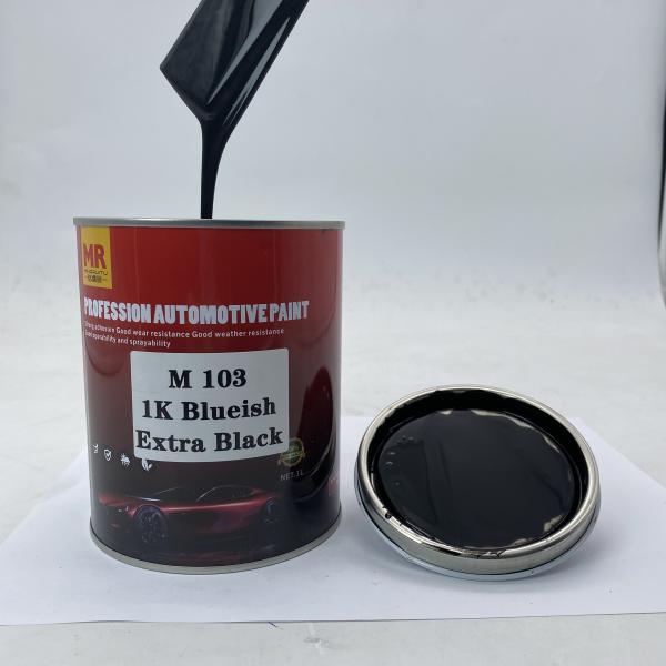Quality M103 Blueish Black Acrylic Car Refinish Paint 1K Car Spray Paint Sophisticated for sale