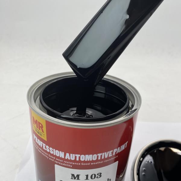 Quality M103 Blueish Black Acrylic Car Refinish Paint 1K Car Spray Paint Sophisticated for sale