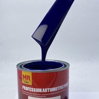 China M124 1K Ultramarine Auto Verf Goede hechting Matte Zwarte Auto Verf Te koop
